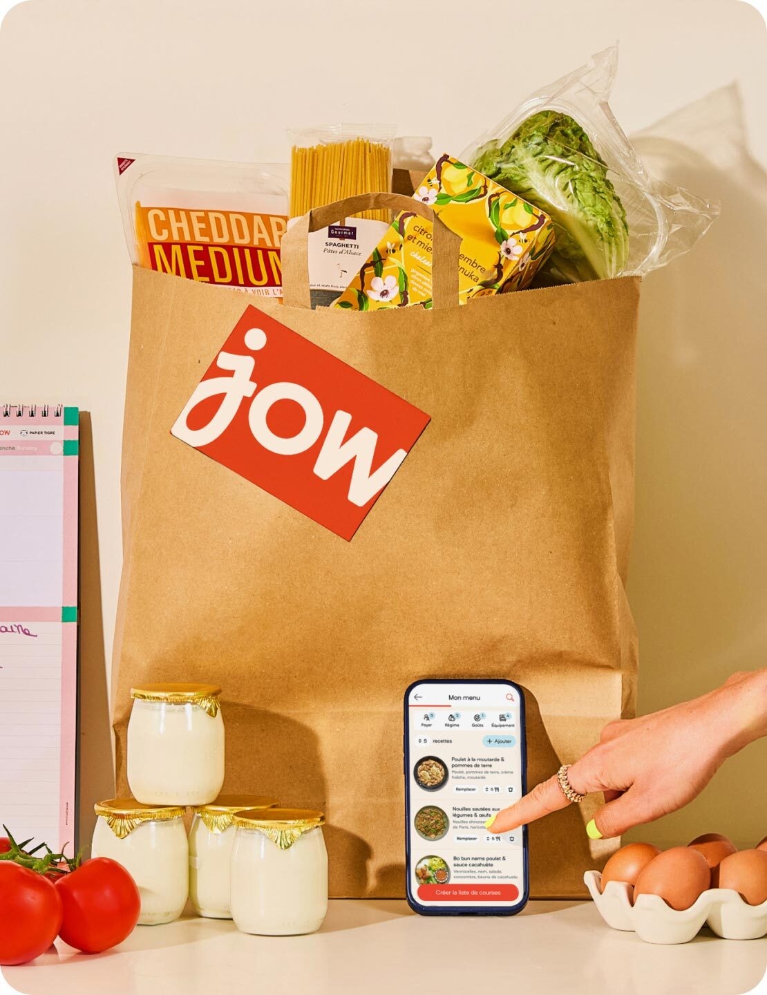 Jow - Vos courses en 1 minute